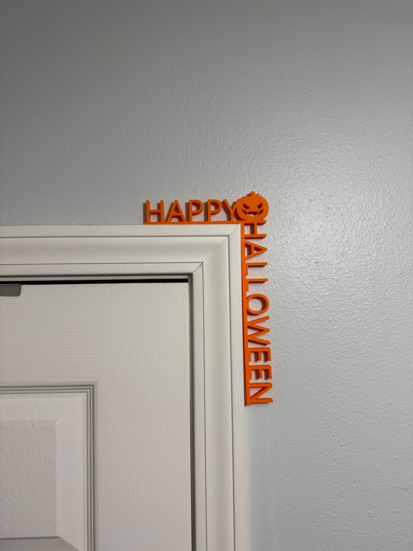 Happy Halloween Door Decorations | 3D Printed | Multiple Colors | Easy ...