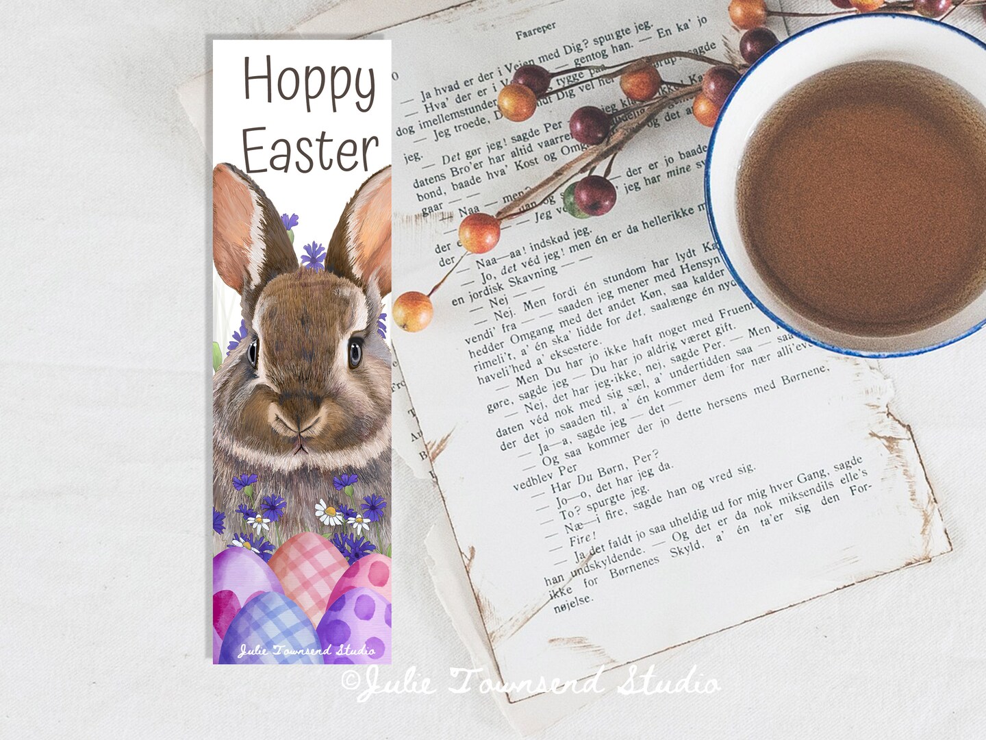 CUTE BOOKMARKS - HOPPY EASTER 1039 - Adorable laminated bookmarks make ...