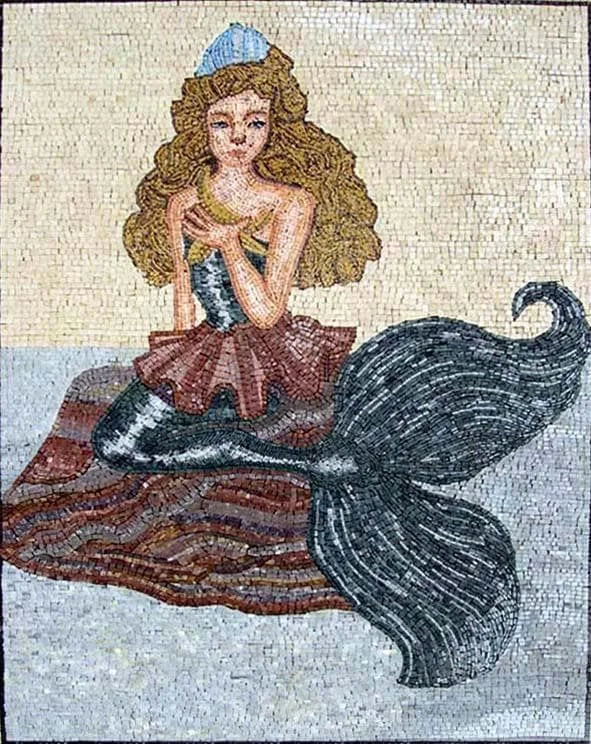 Princess Mermaid Mosaic Art Tiles | MakerPlace by Michaels