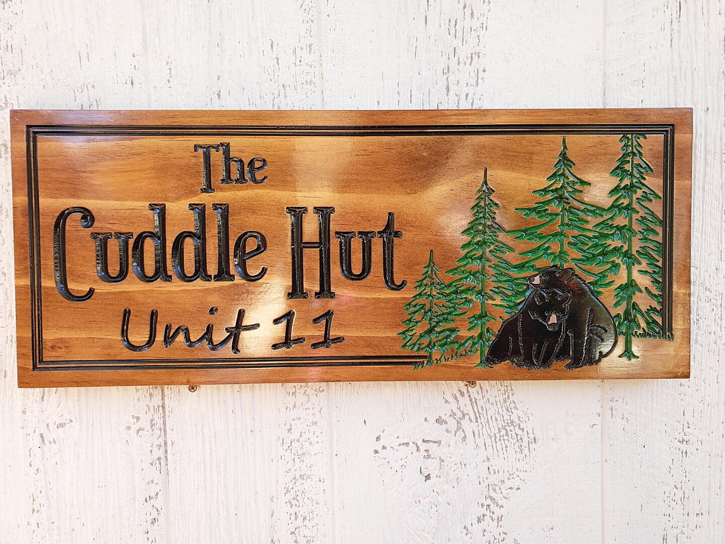 Custom Cabin Signs, Personalized Name Signs for Home, Wooden Cabin ...