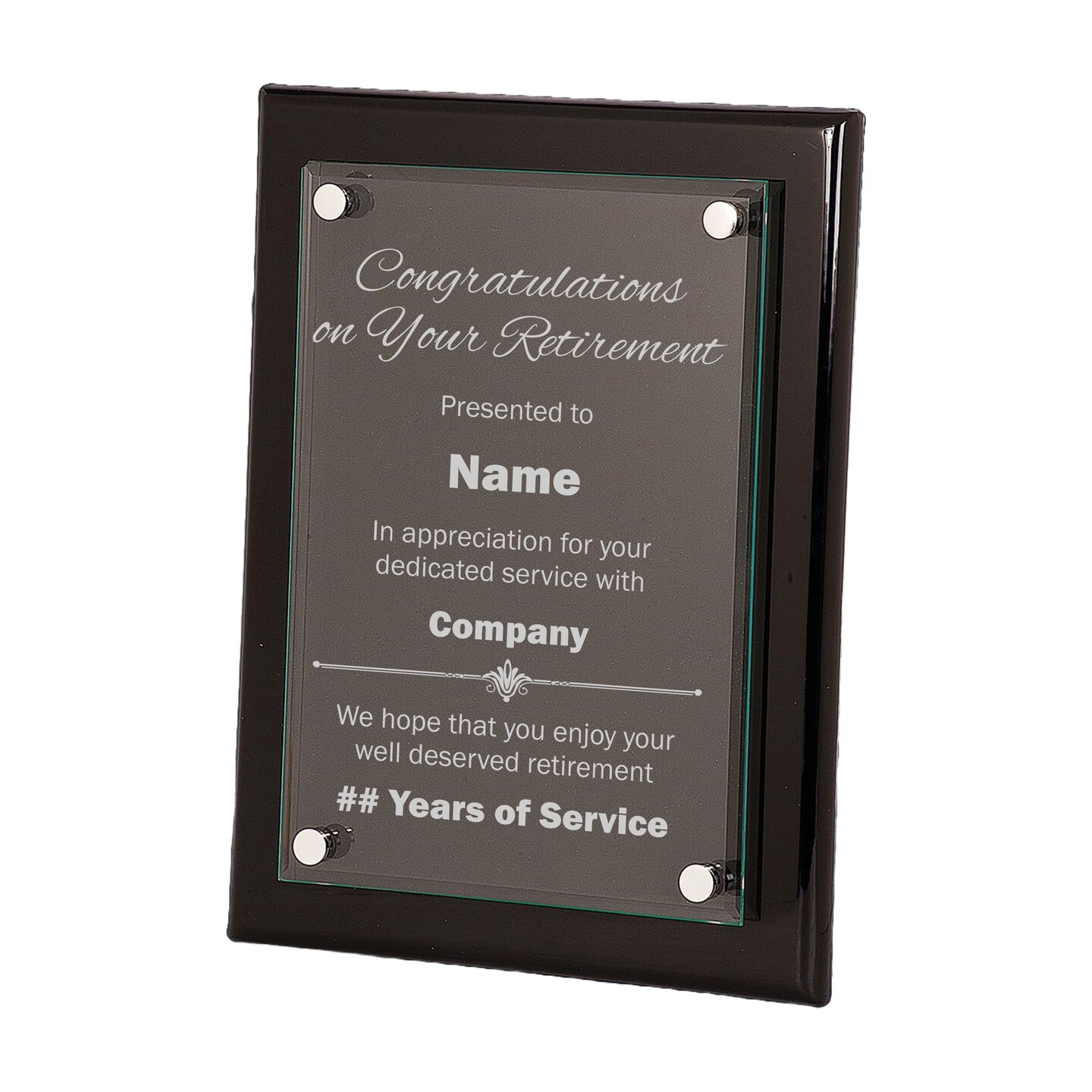 Personalized Retirement Plaques Congratulations on Your Retirement ...