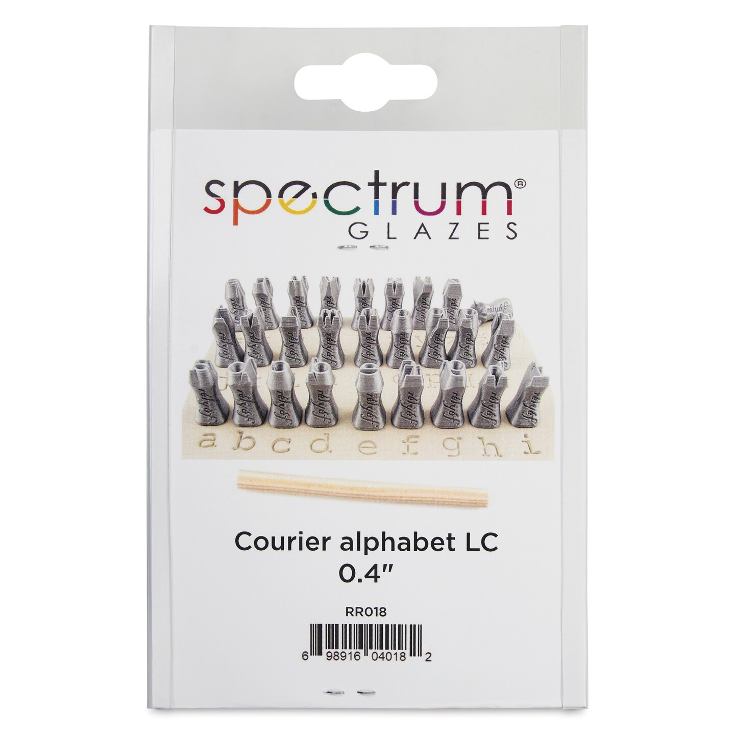 Spectrum Stamps - Courier Alphabet, Lowercase, Set of 27 | Michaels