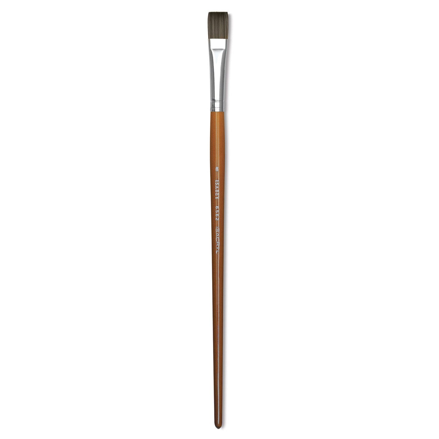 Isabey Isacryl Brush - Bright, Long Handle, Size 8 | Michaels