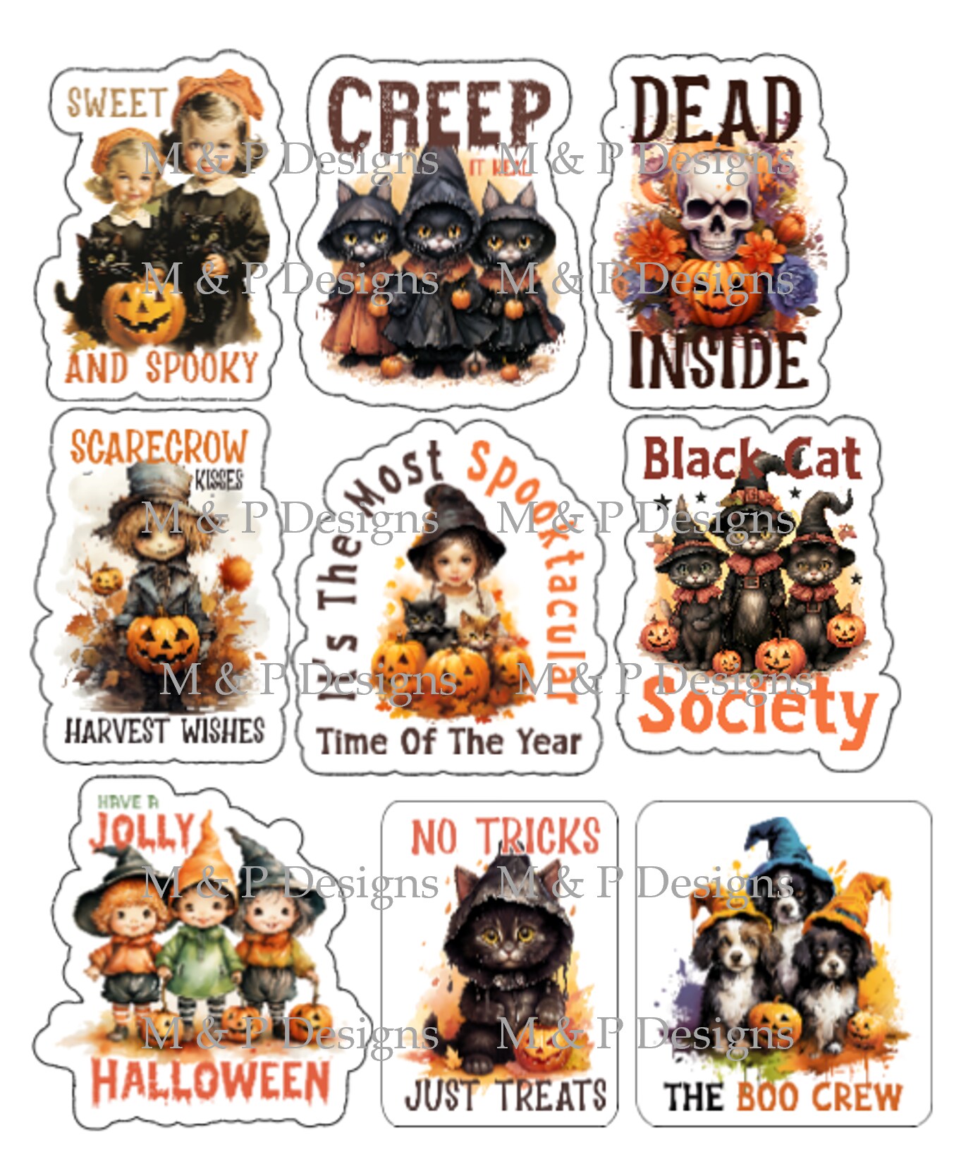 Vintage Halloween Stickers with Classic Designs | MakerPlace by Michaels