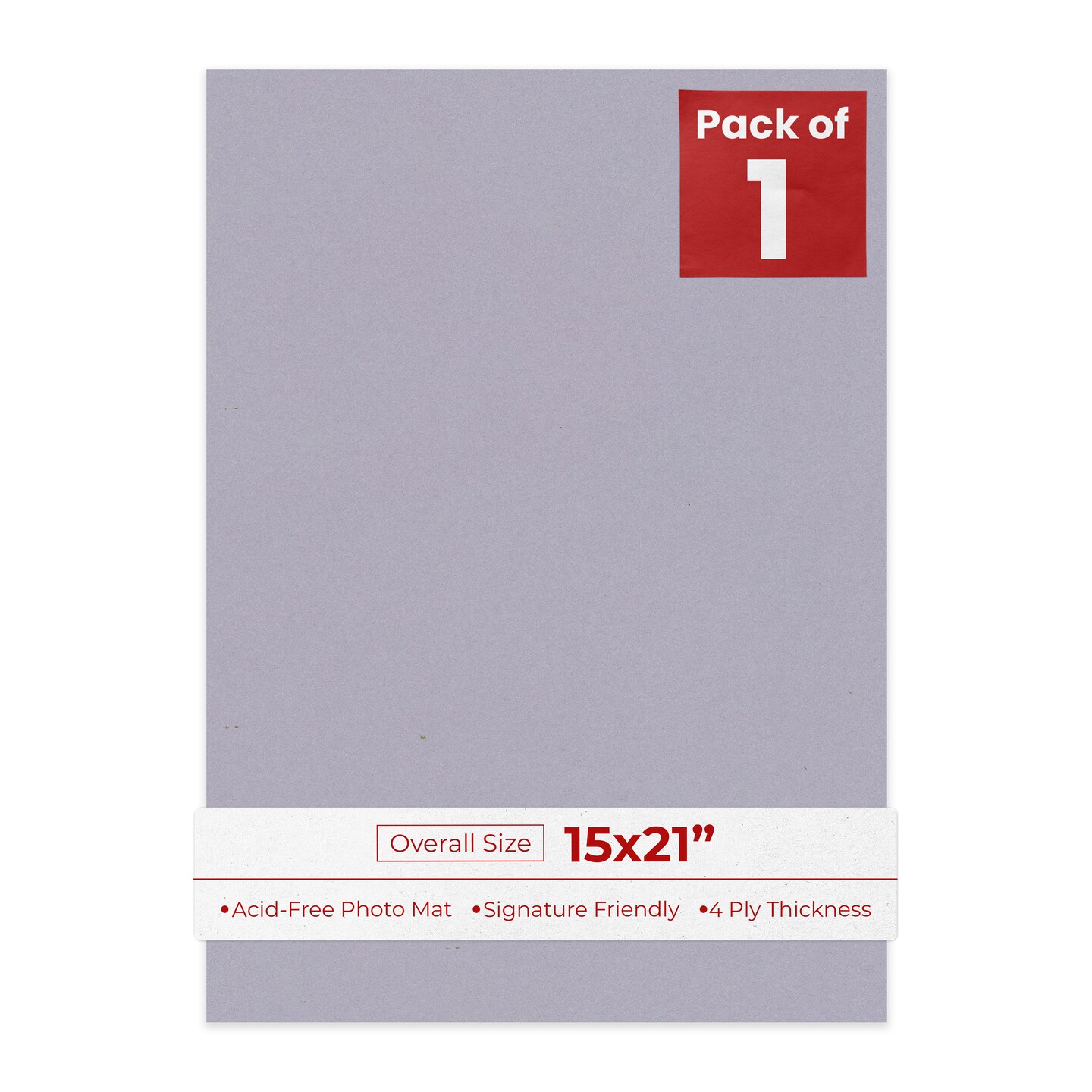 Blue Stone 15x21 Uncut Mat Board - Blank Sheets, No Opening, Color ...