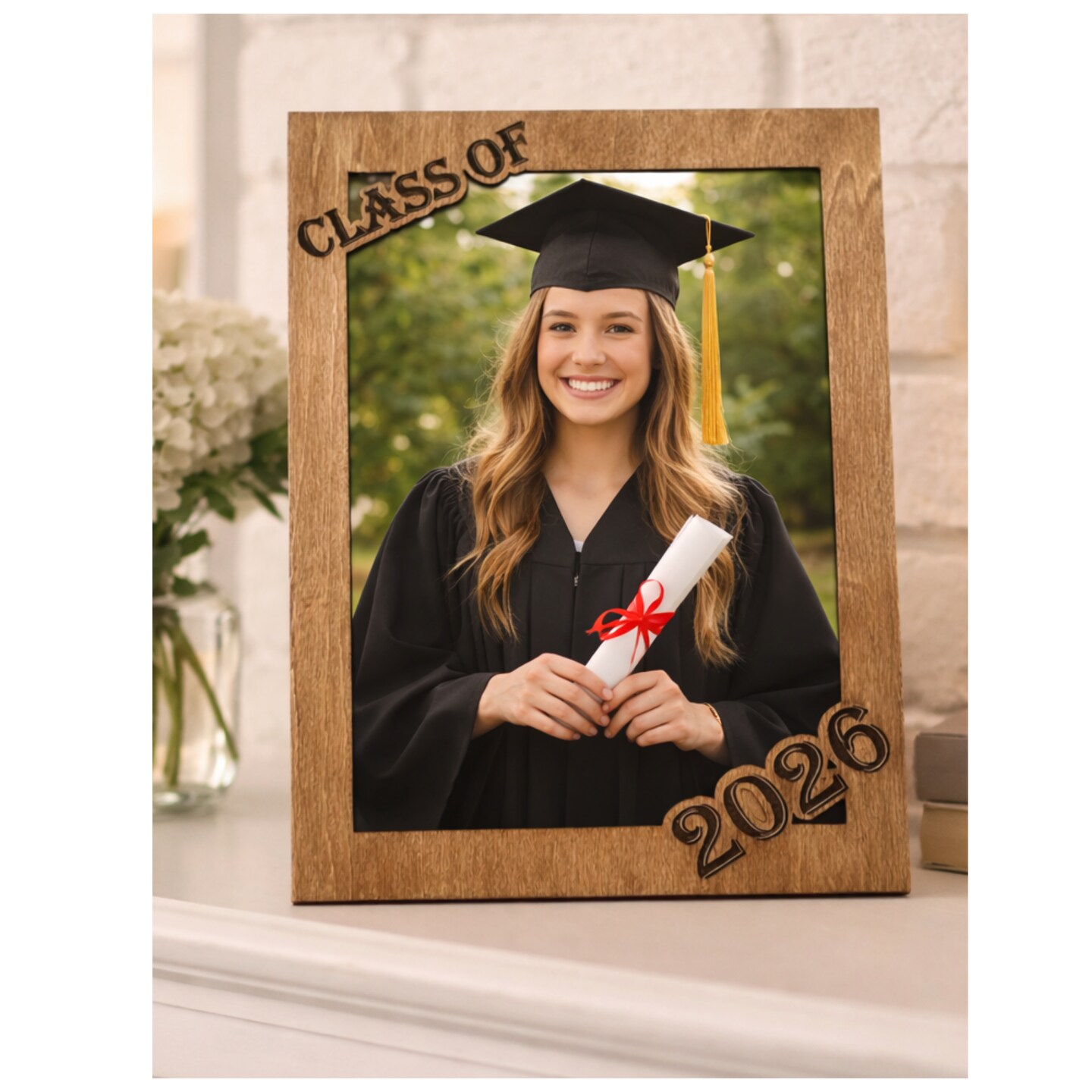 5x7 Wood Graduation 2026 Picture Frame Gift for Graduate Graduation ...