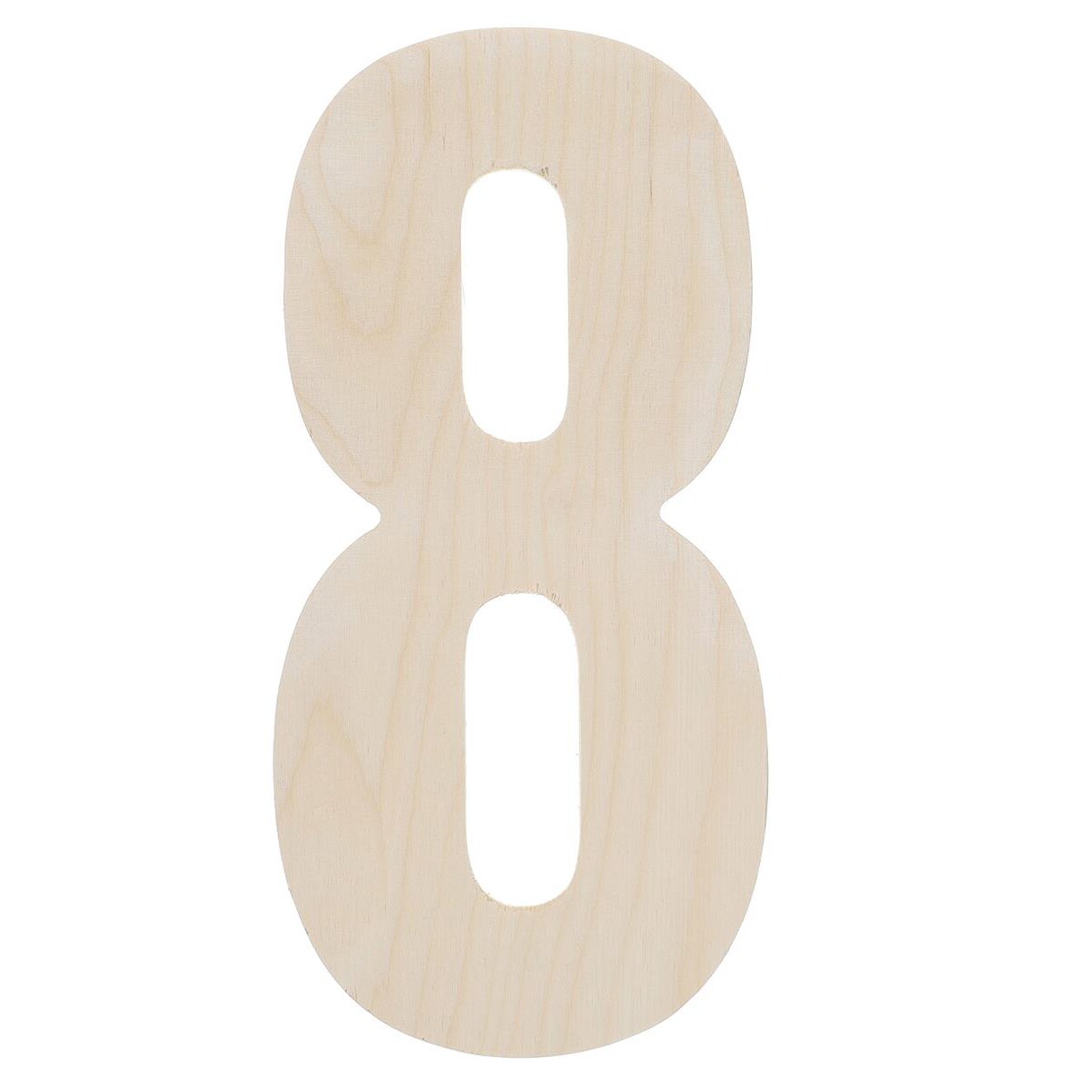 Good Wood By Leisure Arts Letter 13" No 8, Wooden Letters, Wood Letters ...