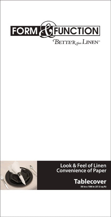 Form & Function - White Paper Tablecover 50" X 108" | Michaels