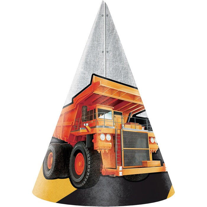 Big Dig Construction Party Hats (8/Pkg) | Michaels