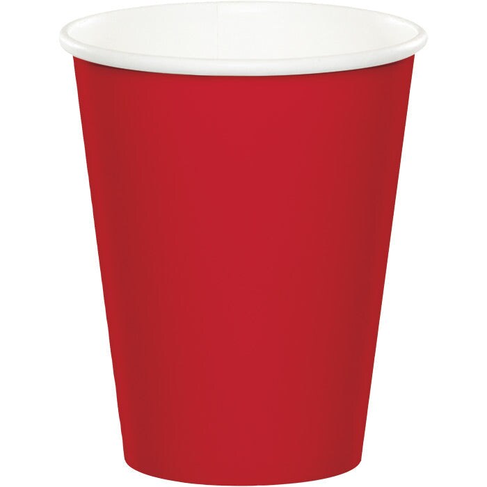 Bulk Pack of 48 Classic Red Hot/Cold Paper Cups 9 Oz | Michaels