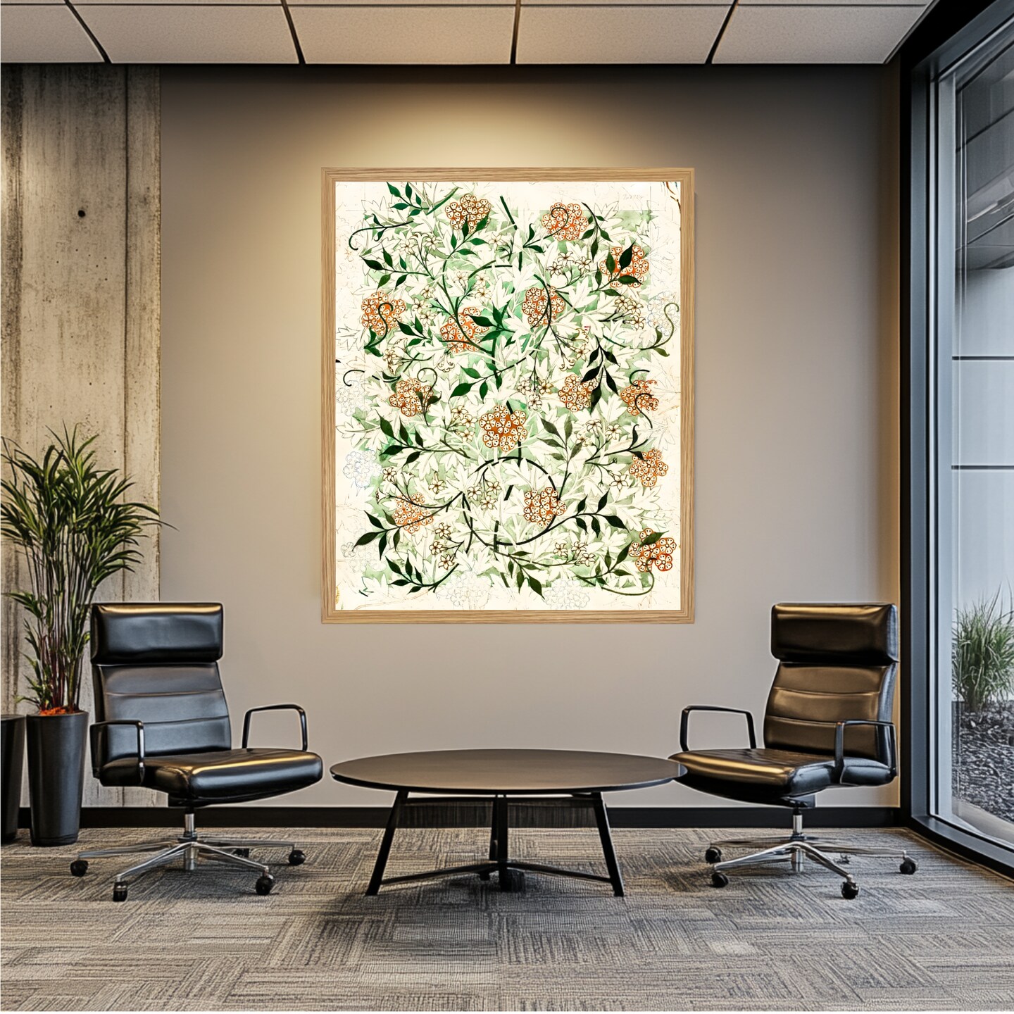 Large Framed Corporate Office Decor Wall Art Canvas 40x60 Inch ...