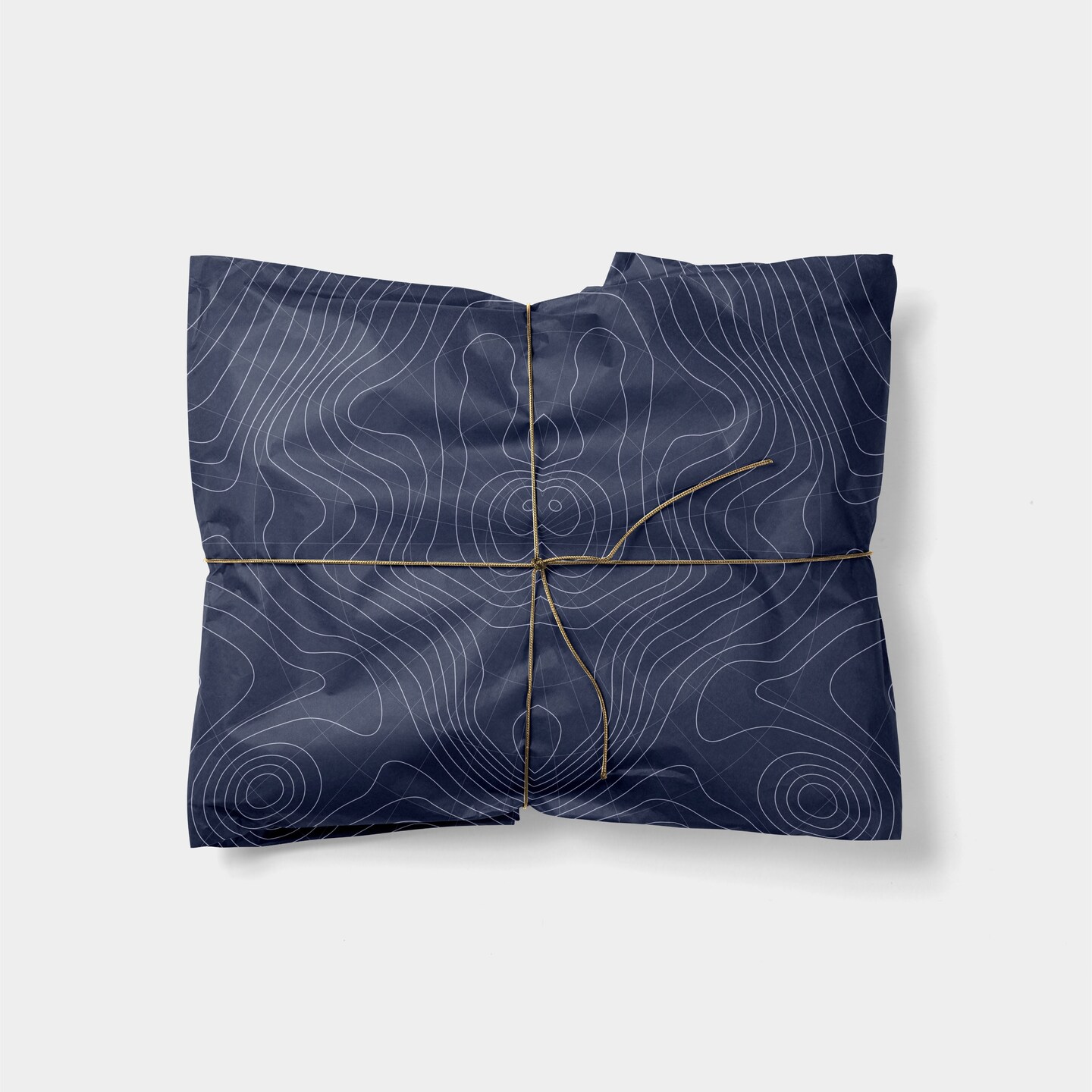 Topographic Map IV Gift Wrap, Size: 20x30" Sheet (Satin) | Michaels