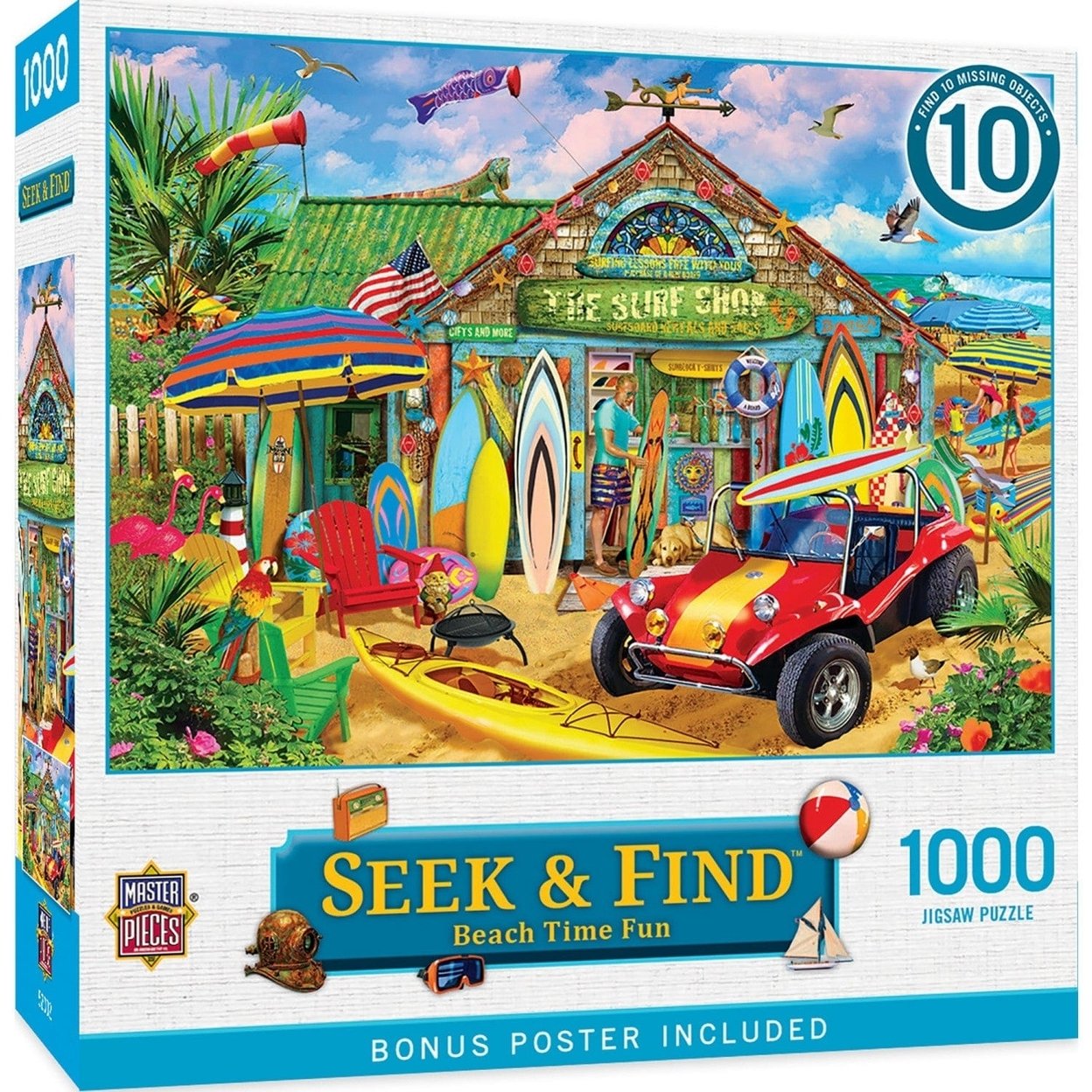 Seek And Find - Beach Time Fun 1000 Piece Jigsaw Puzzle | Michaels