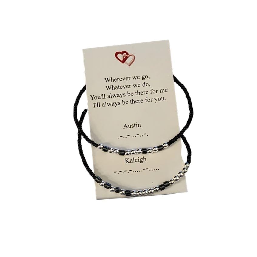 Morse Code Couples Bracelet Set | MakerPlace by Michaels