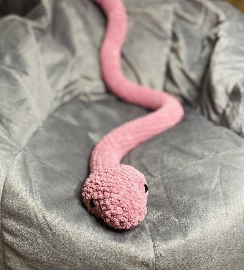 Crochet snake plushie (lotus) | MakerPlace by Michaels