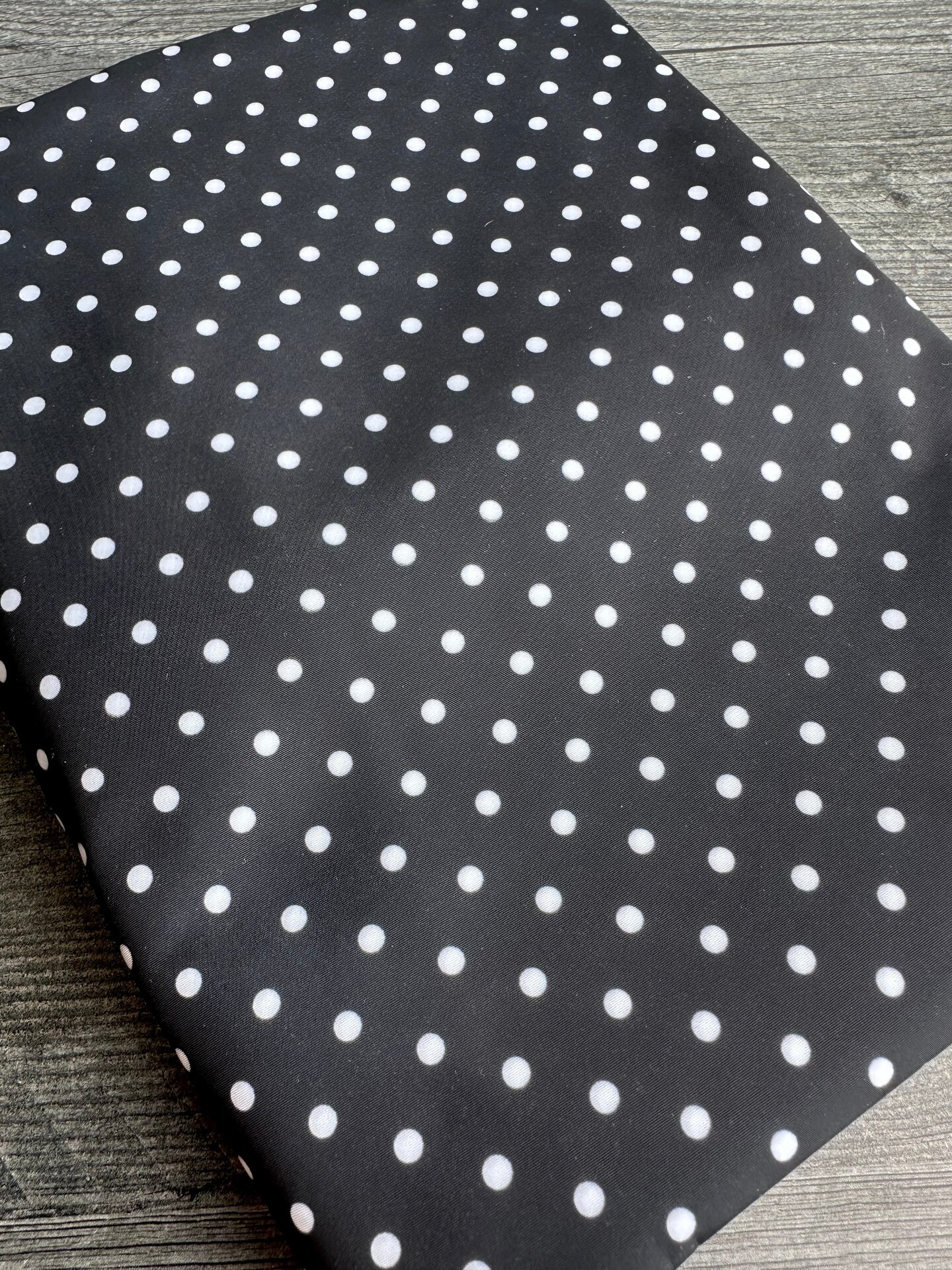Black and white Mini Dots Lux Bonded Poly/Nylon | Michaels