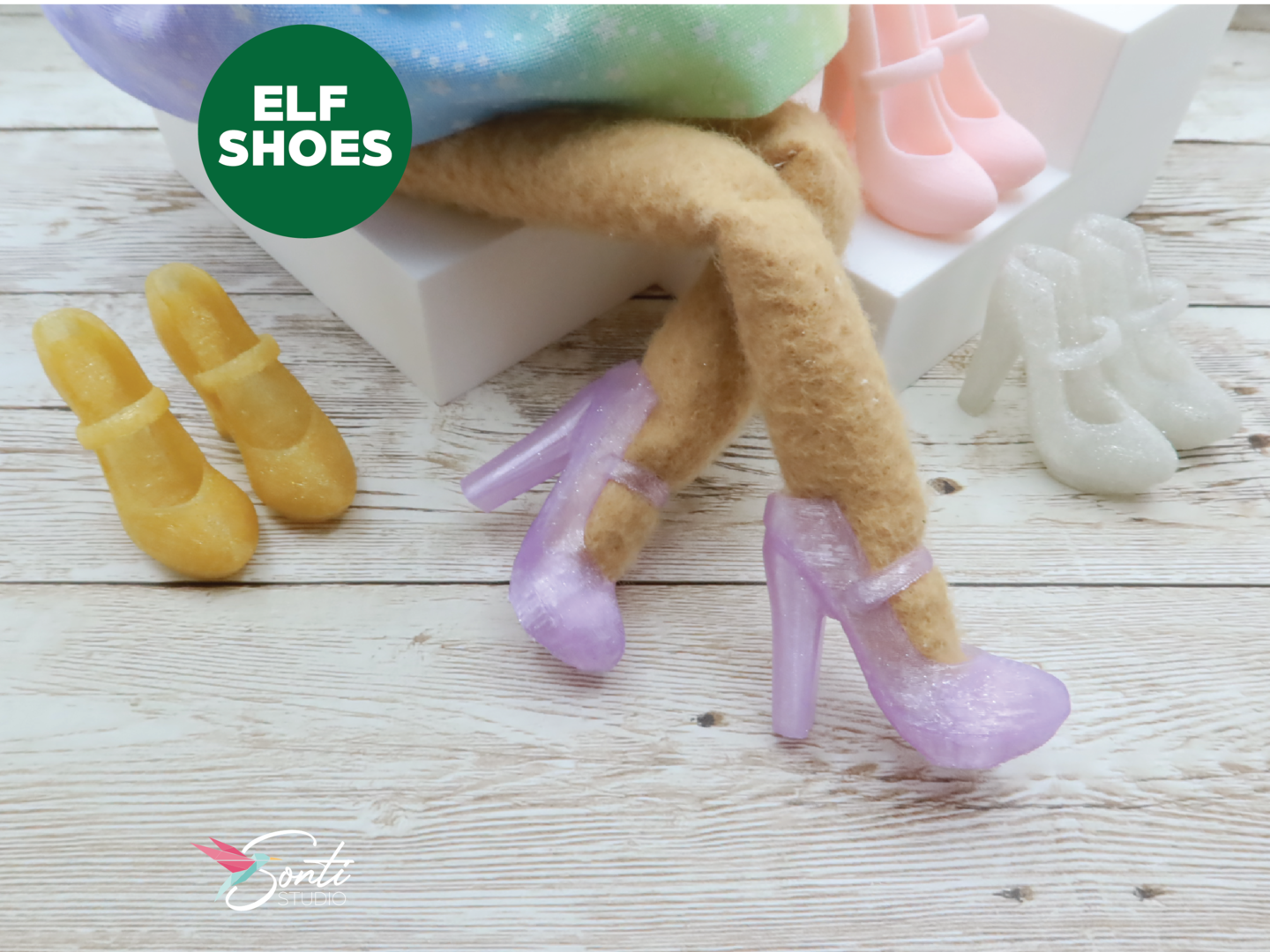 Christmas Elf Shoes, Elf High Heels, Elf Sneakers, Elf Accessories, Elf ...