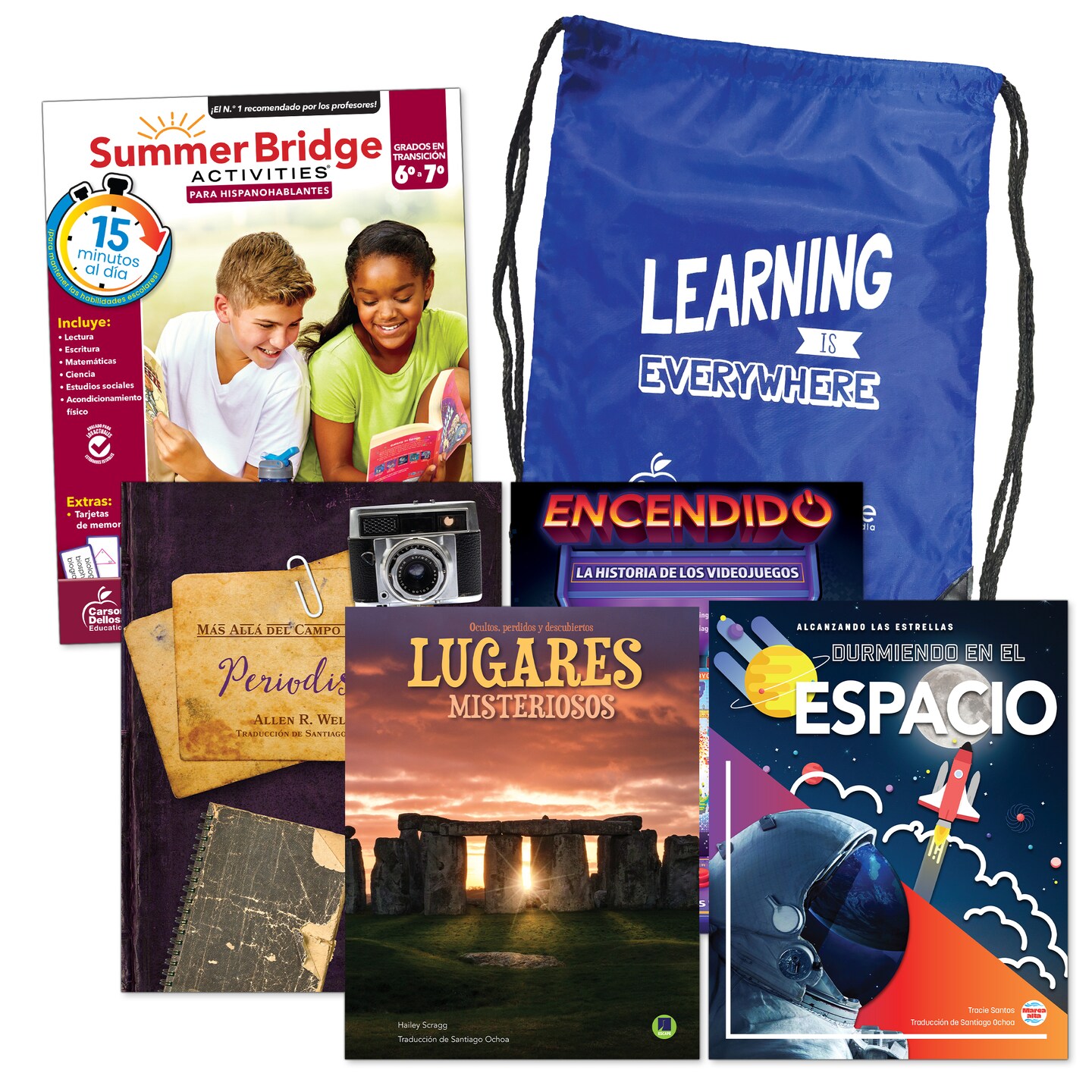 Summer Bridge Activities Grades 6-7 Spanish Summer Learning Backpack ...