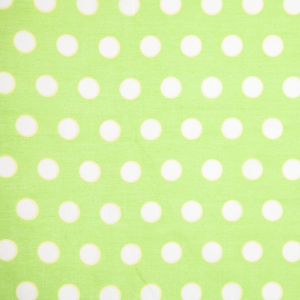1 Yard Cotton Voile Lime Green Polka Dots Fabric | Michaels