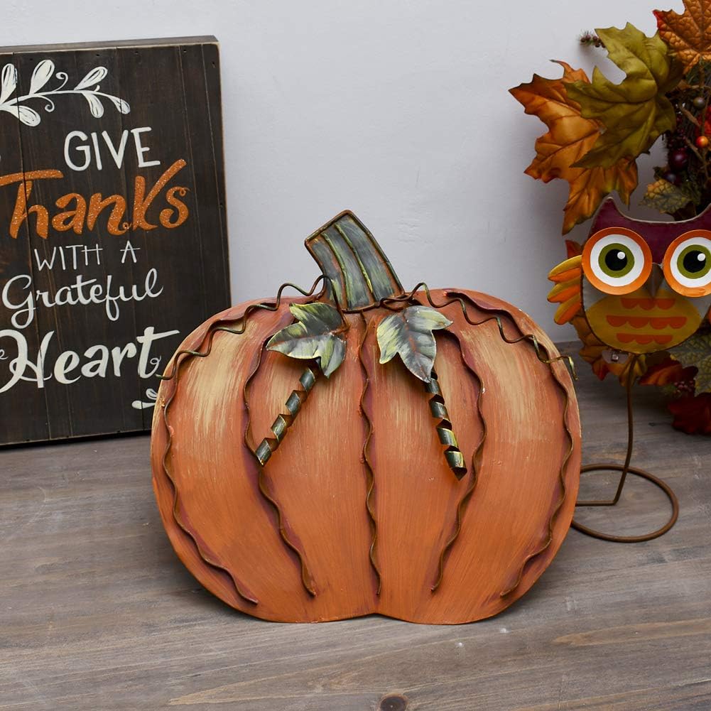 Metal Fall Pumpkin Decor | Michaels