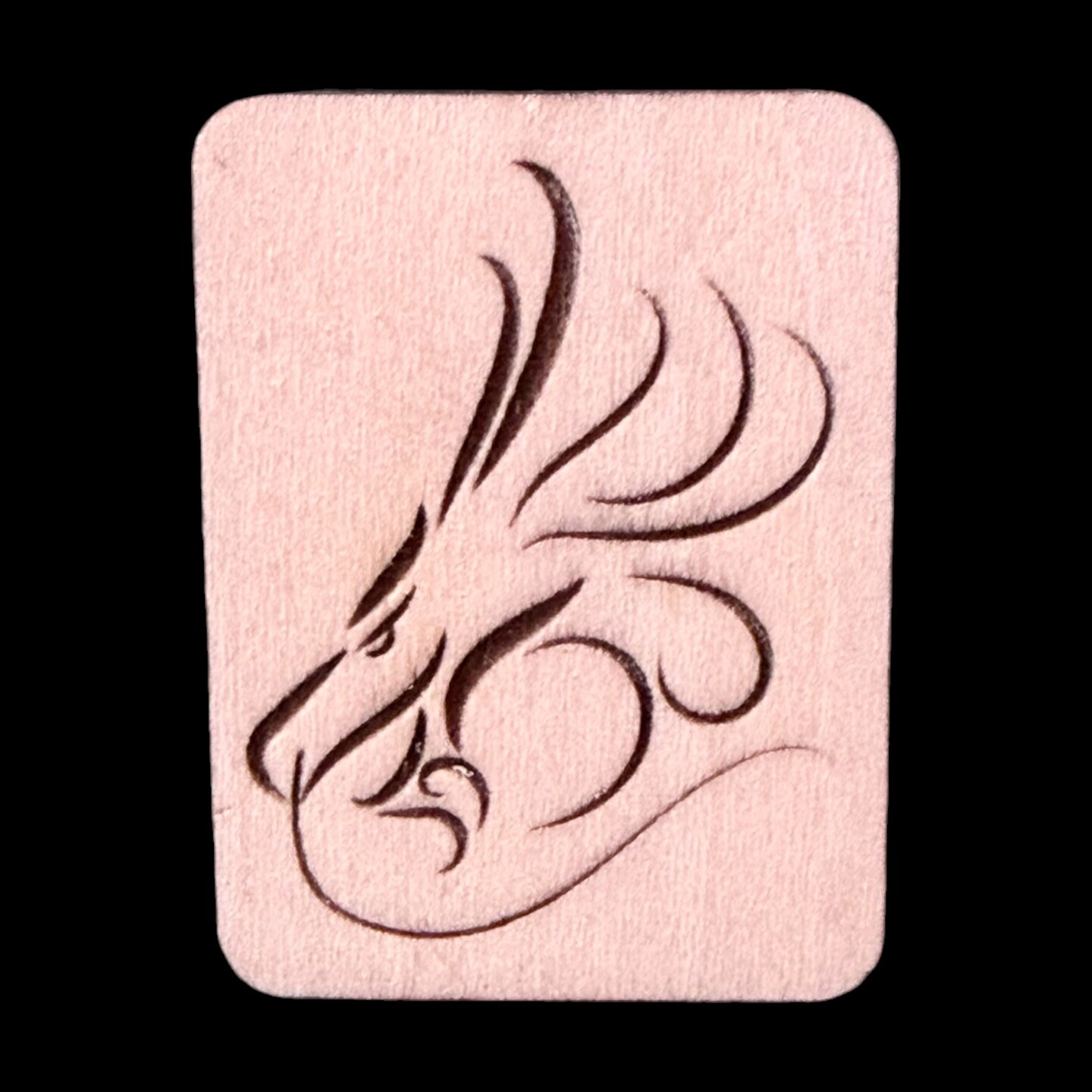 Handcrafted Wooden Mahjong Tile Set – Line Art Dragon Design Back ...