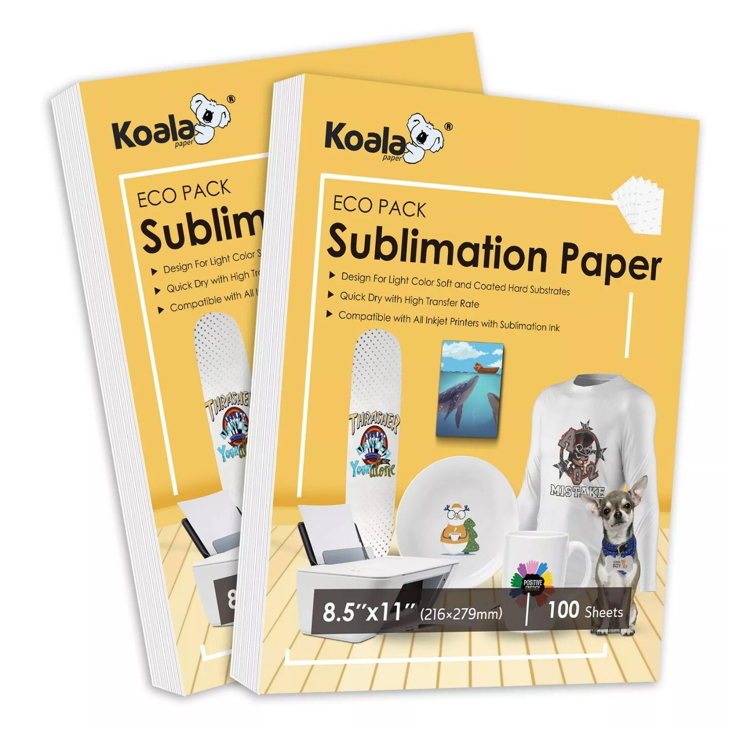 Koala Sublimation Paper 8.5x11 for Inkjet Heat Transfer | Michaels