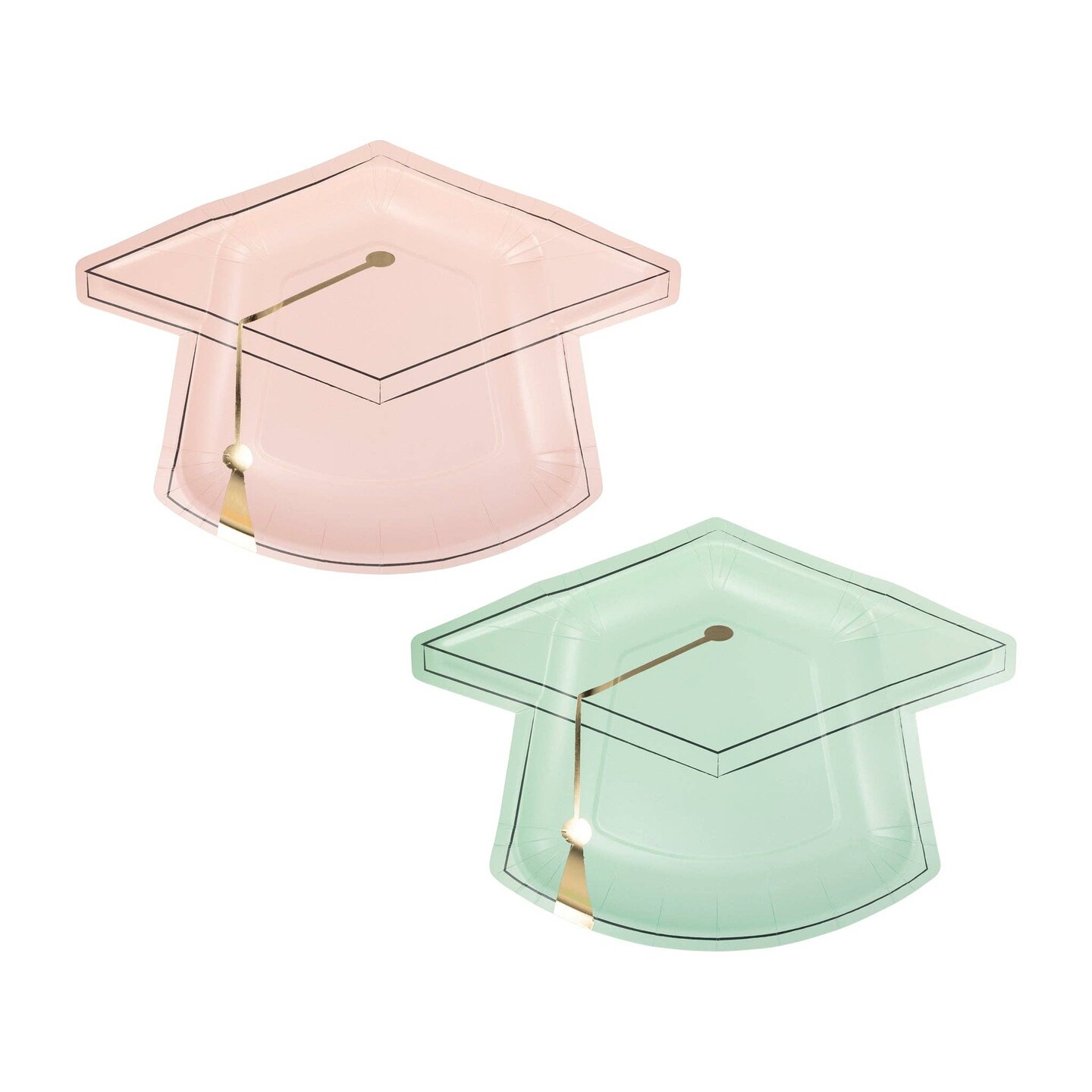 PASTEL GRADUATION CAP PLATES | Michaels