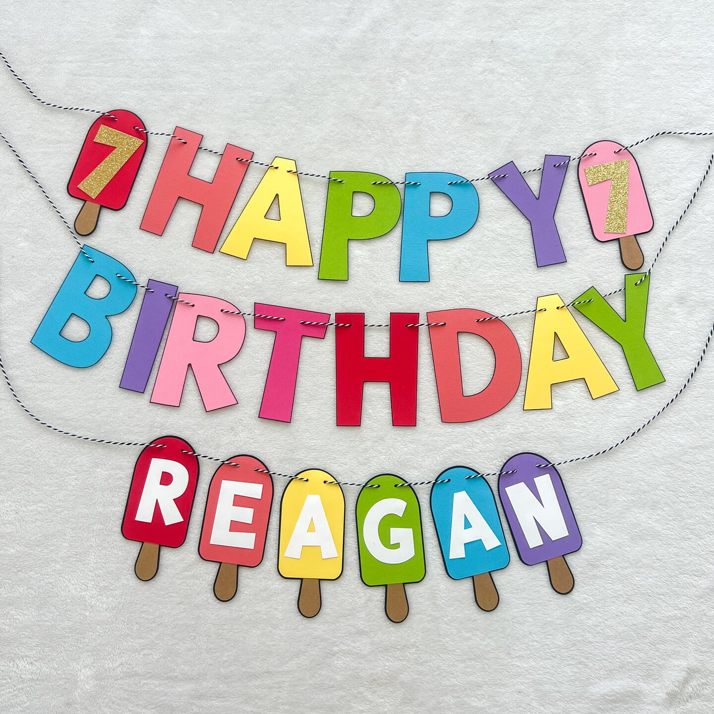 Popsicle Summer Custom Birthday Banner Sign | MakerPlace by Michaels