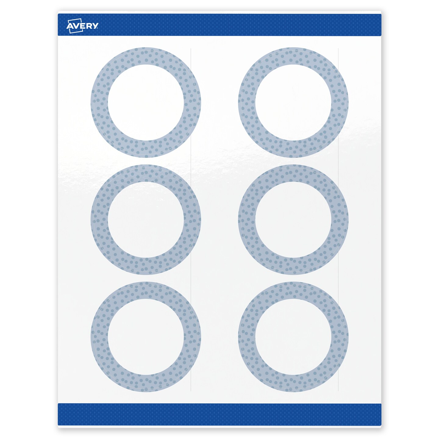 Avery Printable Round Labels with Sure Feed Technology, Pre-Printed ...