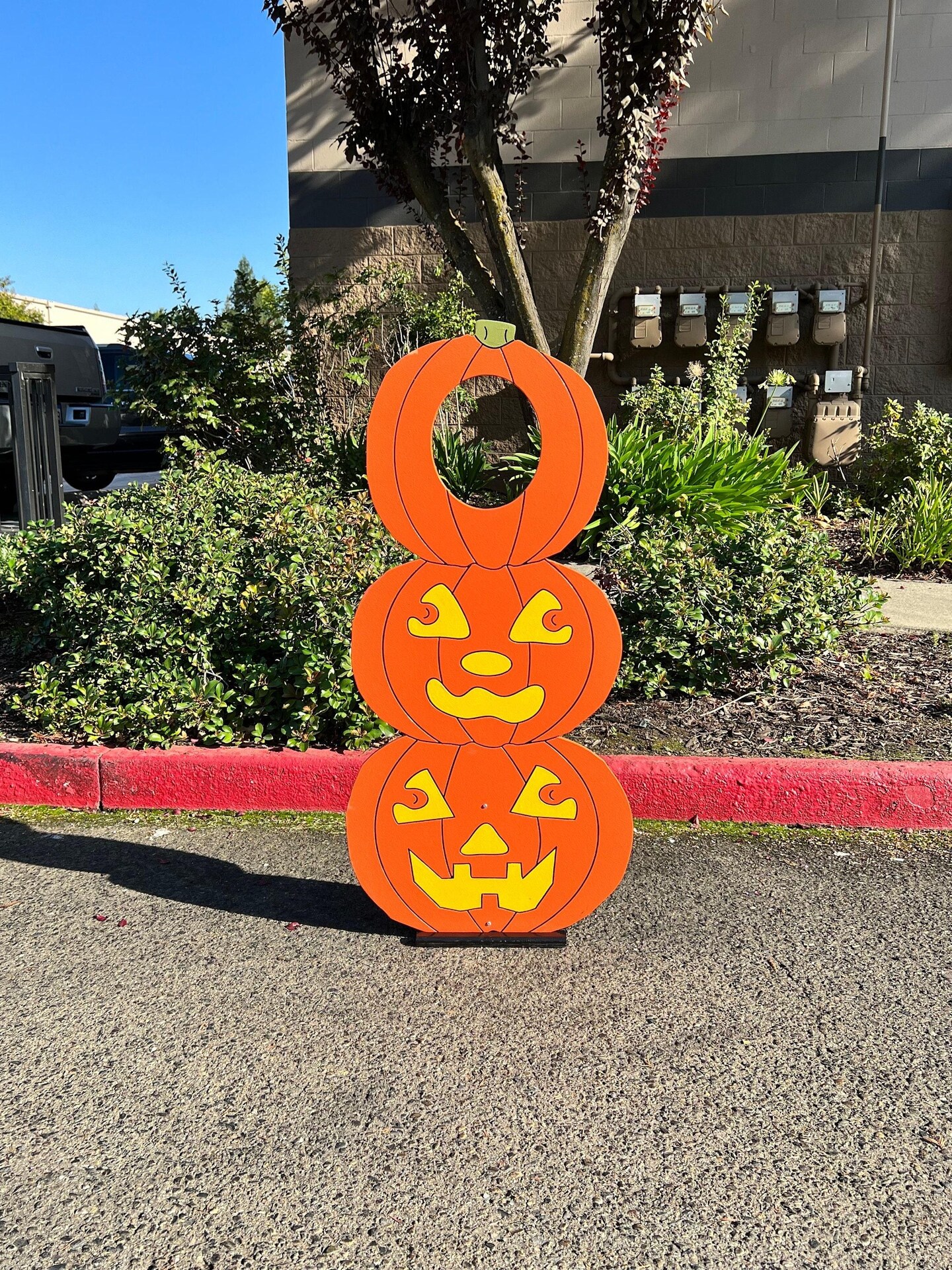 Stacked Pumpkins Photo-Op, Bean Bag Toss Wood Sign | MakerPlace by Michaels