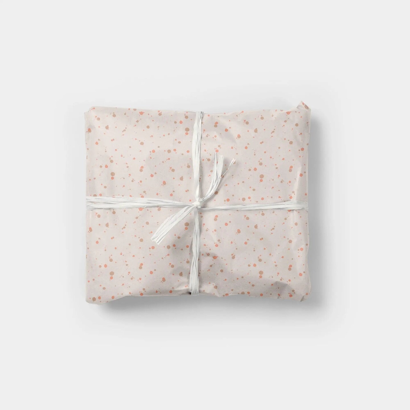 Cream Ink Splot Pattern Gift Wrap | Michaels