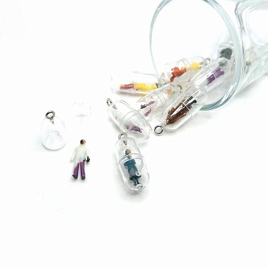 1, 4 or 20: Mixed Kawaii People Pill Wish Capsule Charms | Michaels