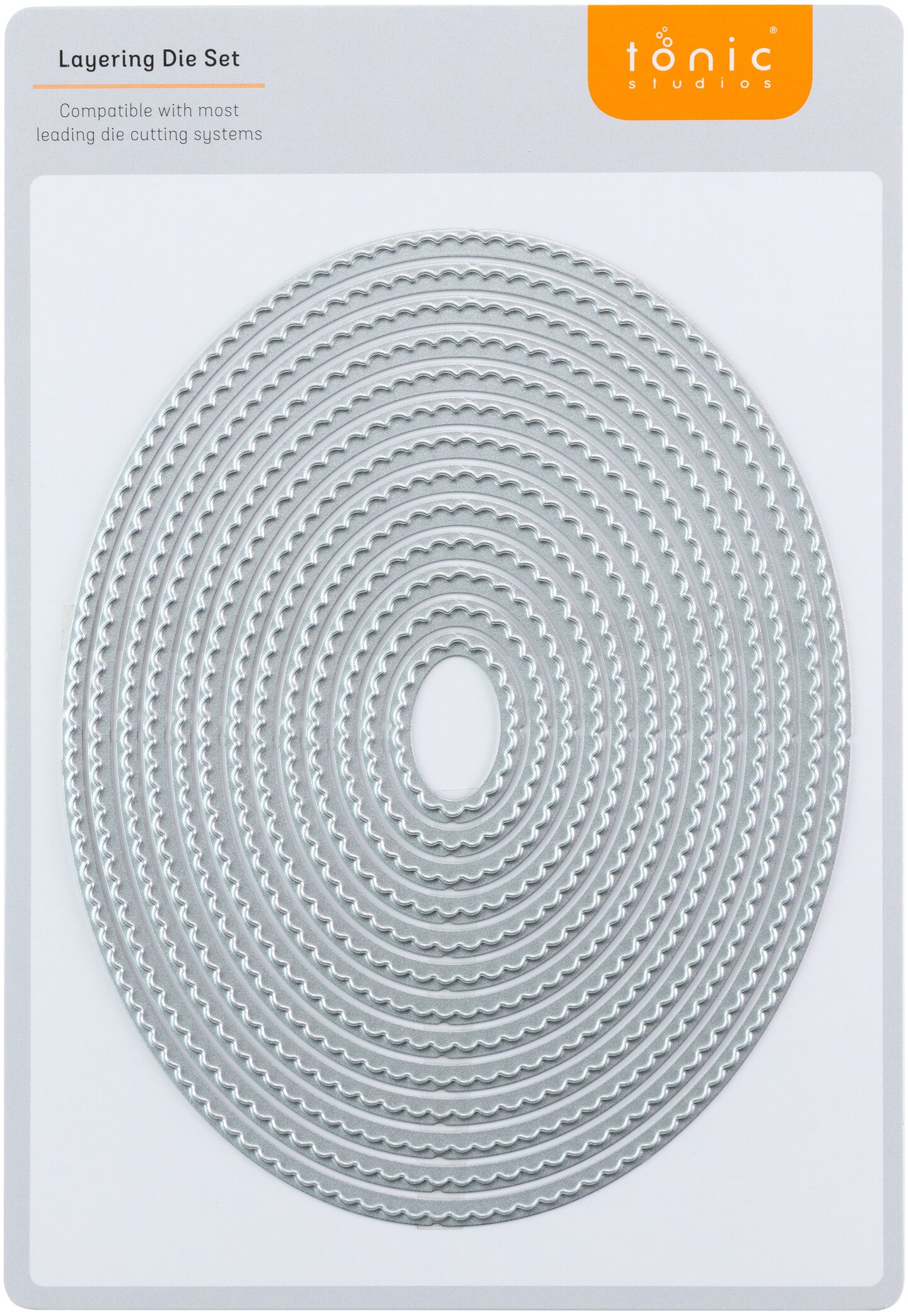 Tonic Studios Die Set-Scalloped Ovals Layering Basic | Michaels