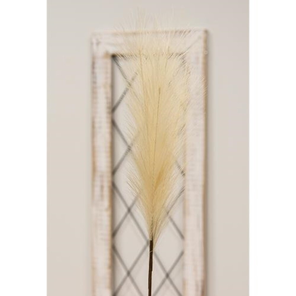 Gray Pampas Grass Pick with Flexible Brown Wrapped Stem 28 Inch | Michaels