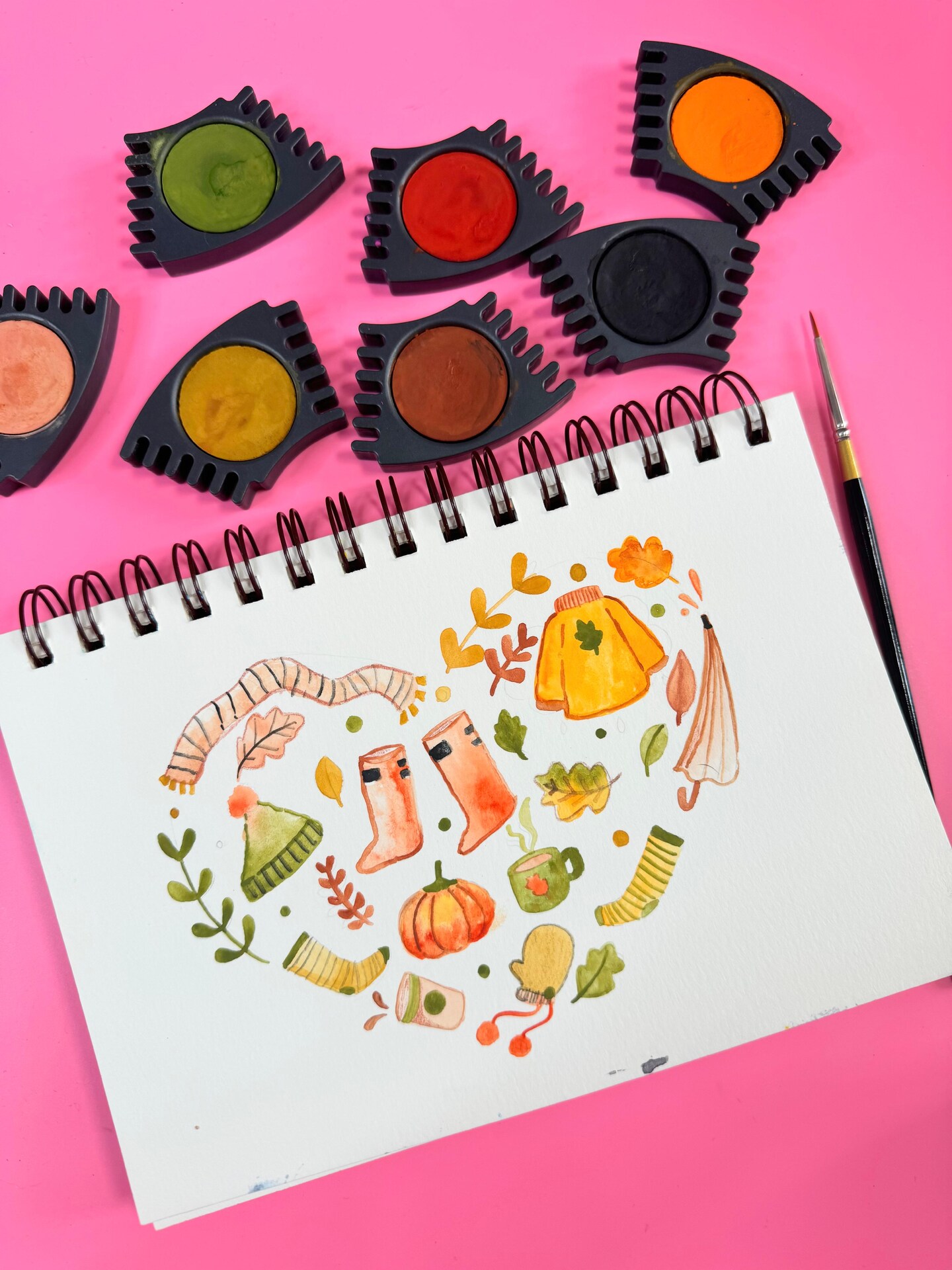 A Whimsical Fall Art with Faber-Castell® | Classes | Michaels