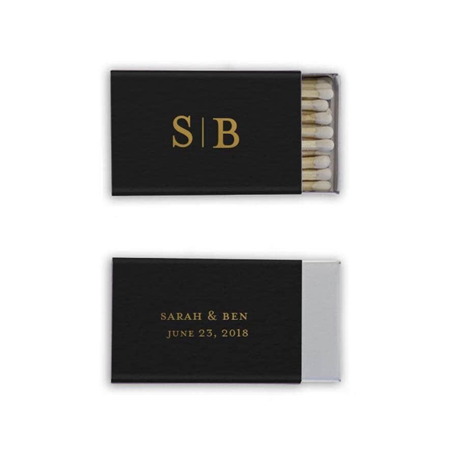 Personalized Initial Wedding Matchboxes, Matches, Personalized Wedding ...
