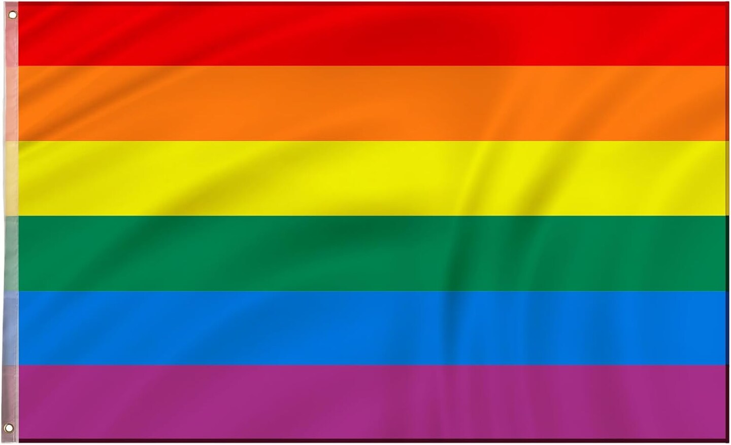 Rainbow Pride Flag Stripe 3x5 Ft, Bright Color & Fade Proof Longest ...