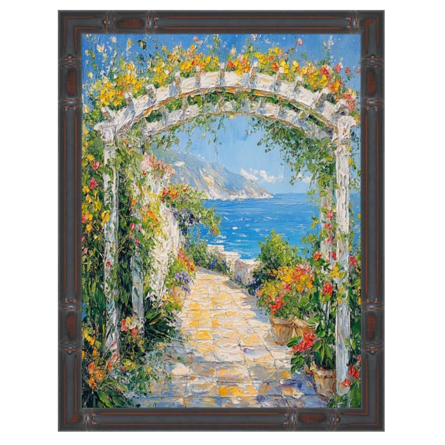 Slim Dark Bamboo Wood Picture Frame 10x15 frame | Michaels