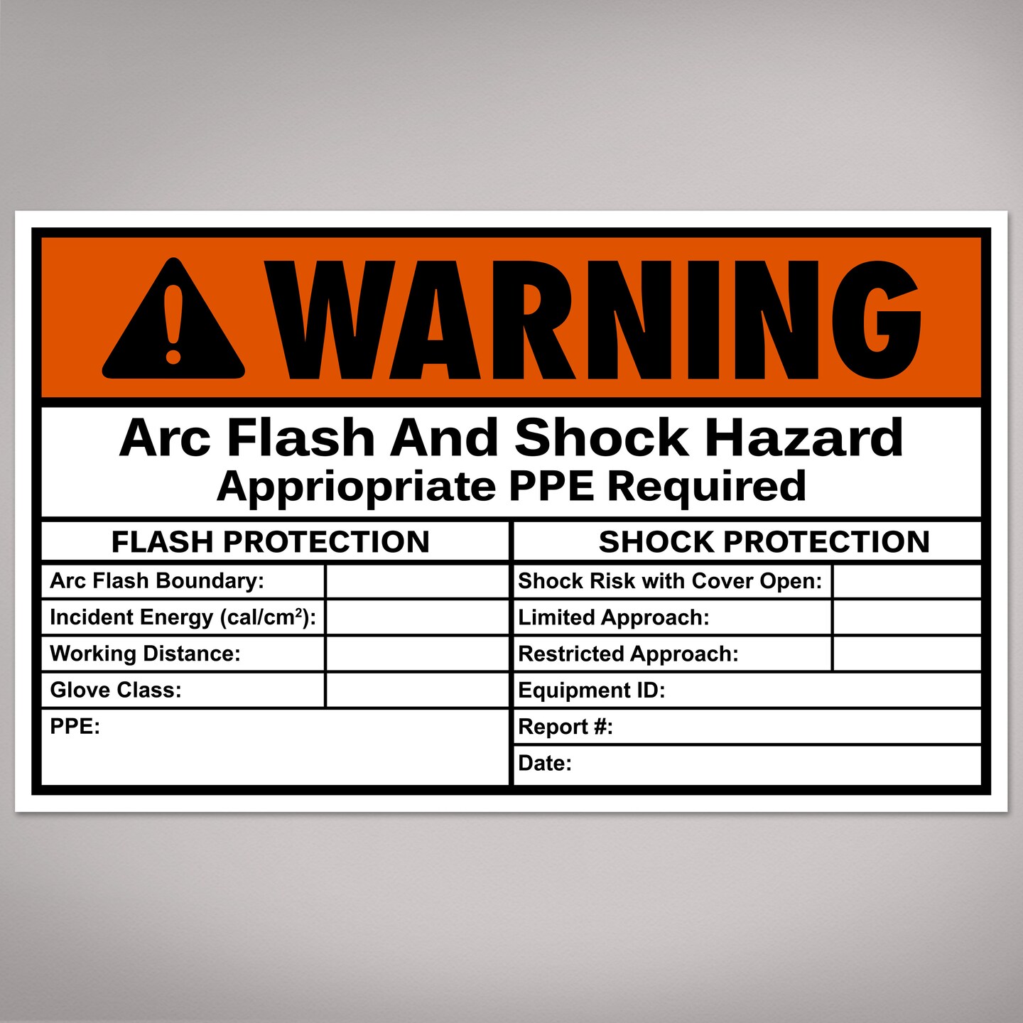 Avery Arc Flash/Shock Warning Labels, Waterproof, UV Resistant ...