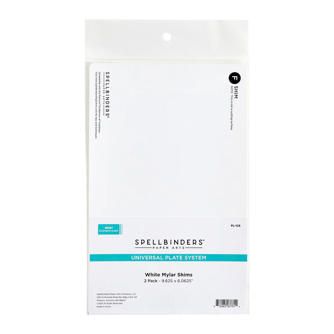 Glimmer Hot Foil System White Mylar Shims by Spellbinders - 2 pk | Michaels