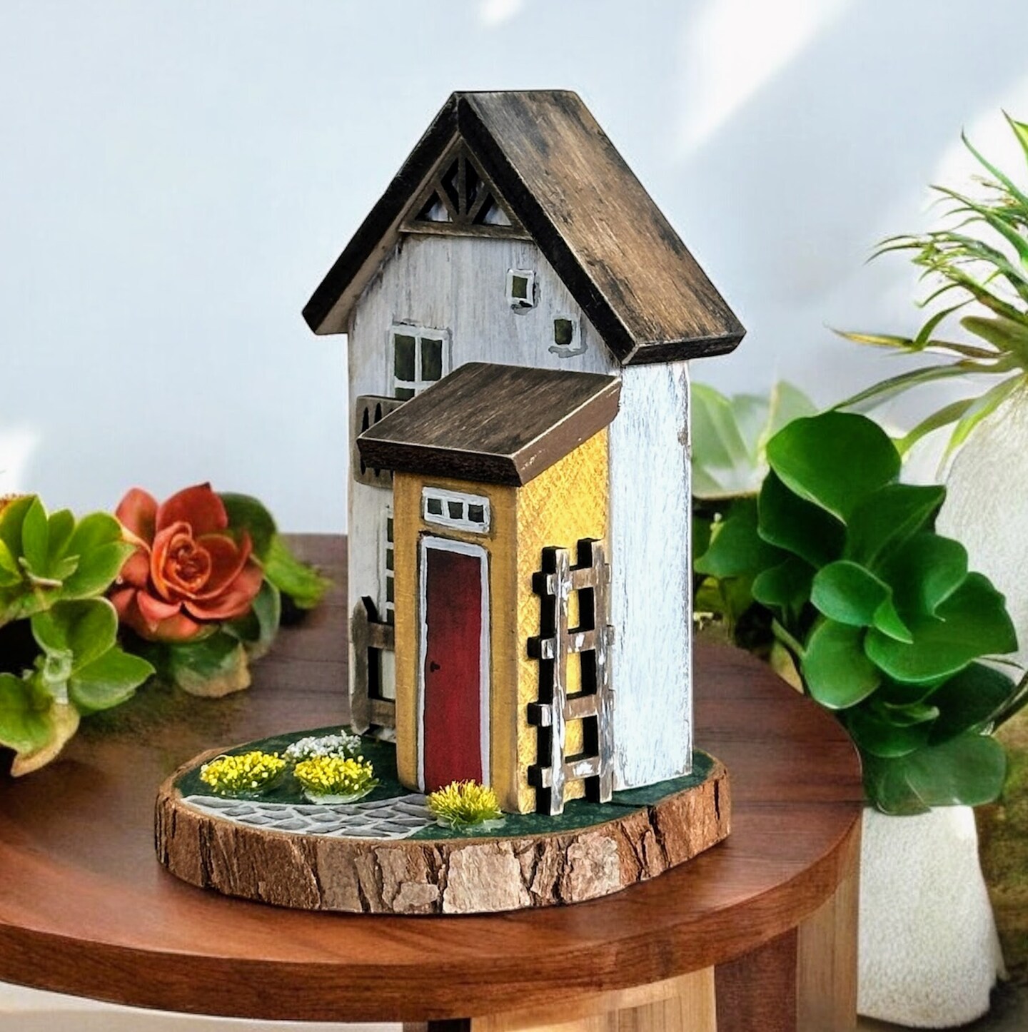 Wooden house decor store