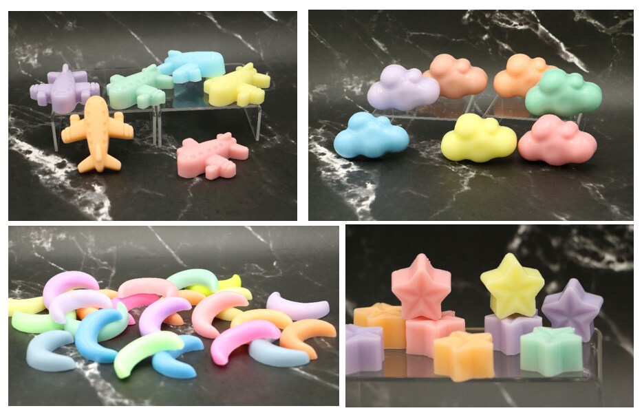 5 bags Pastel Mini Soap Set for Baby Shower, Sprinkle Soap Favors: Jet ...