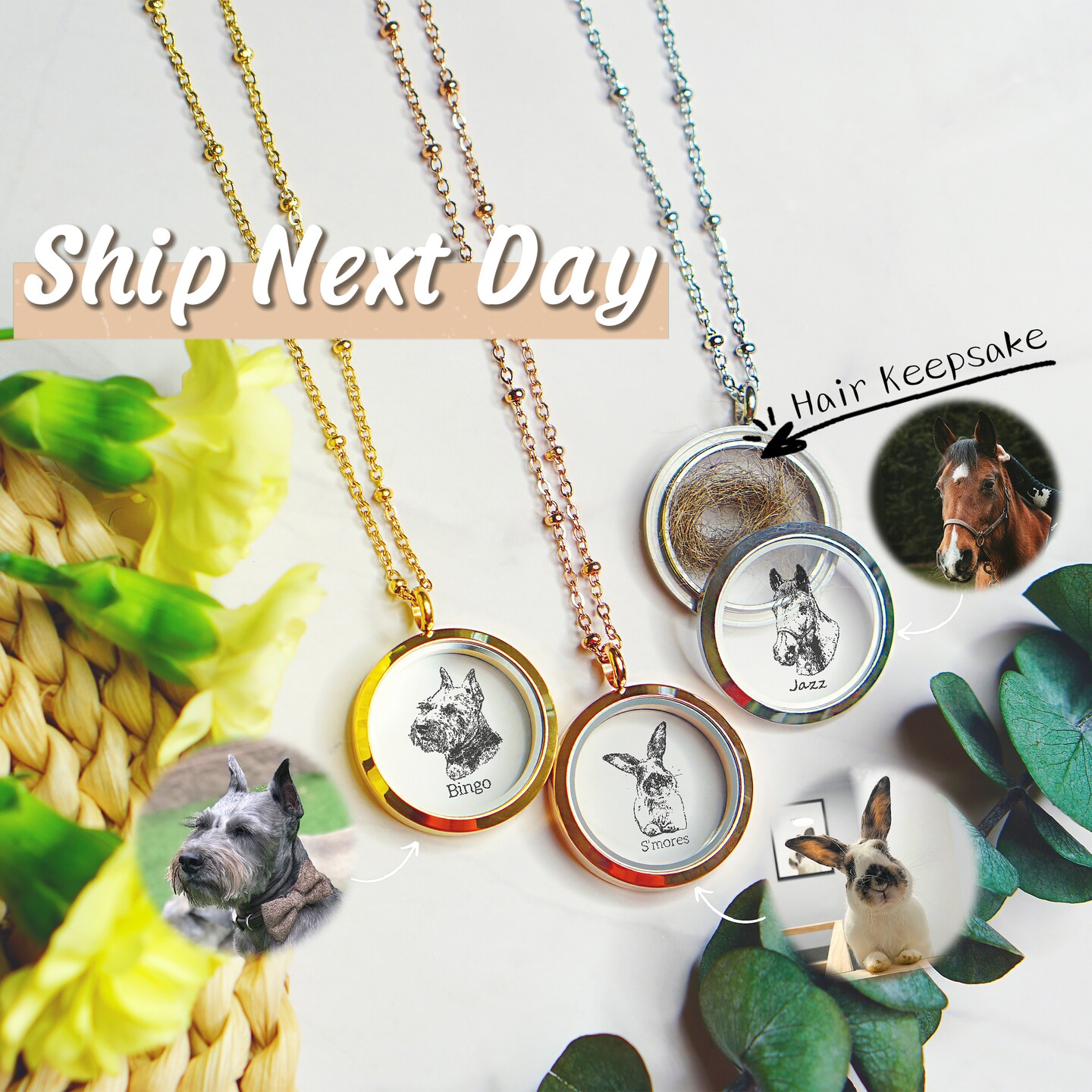 Memory keepsake necklace store