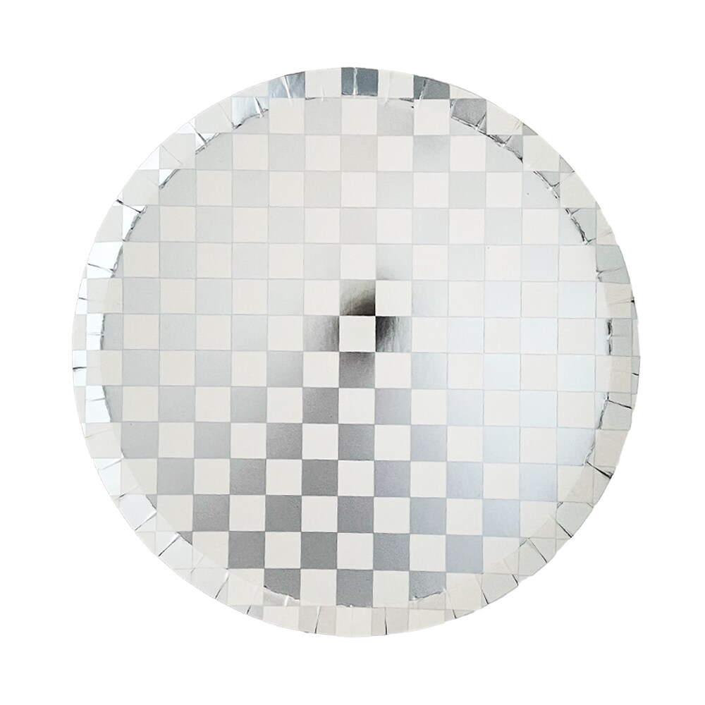 SILVER CHECKER PLATES | Michaels