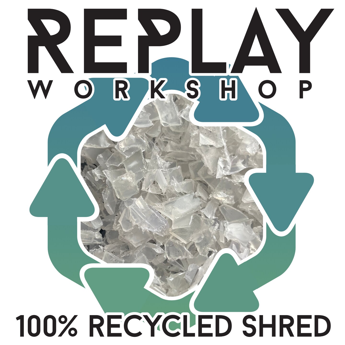 Shredded (Coarse) Recycled Low Density Polyethylene (LDPE 4) 1 kg ...