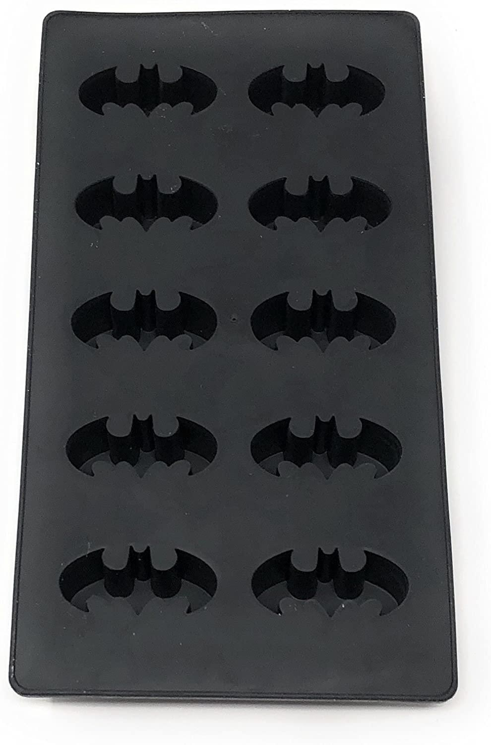 DC Comics Batman Logo Silicone Ice Cube Tray | Makes 10 Molded Cubes ...