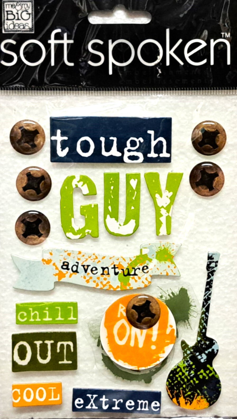 Me & My Big Ideas Tough Guy Dimensional Stickers | Michaels