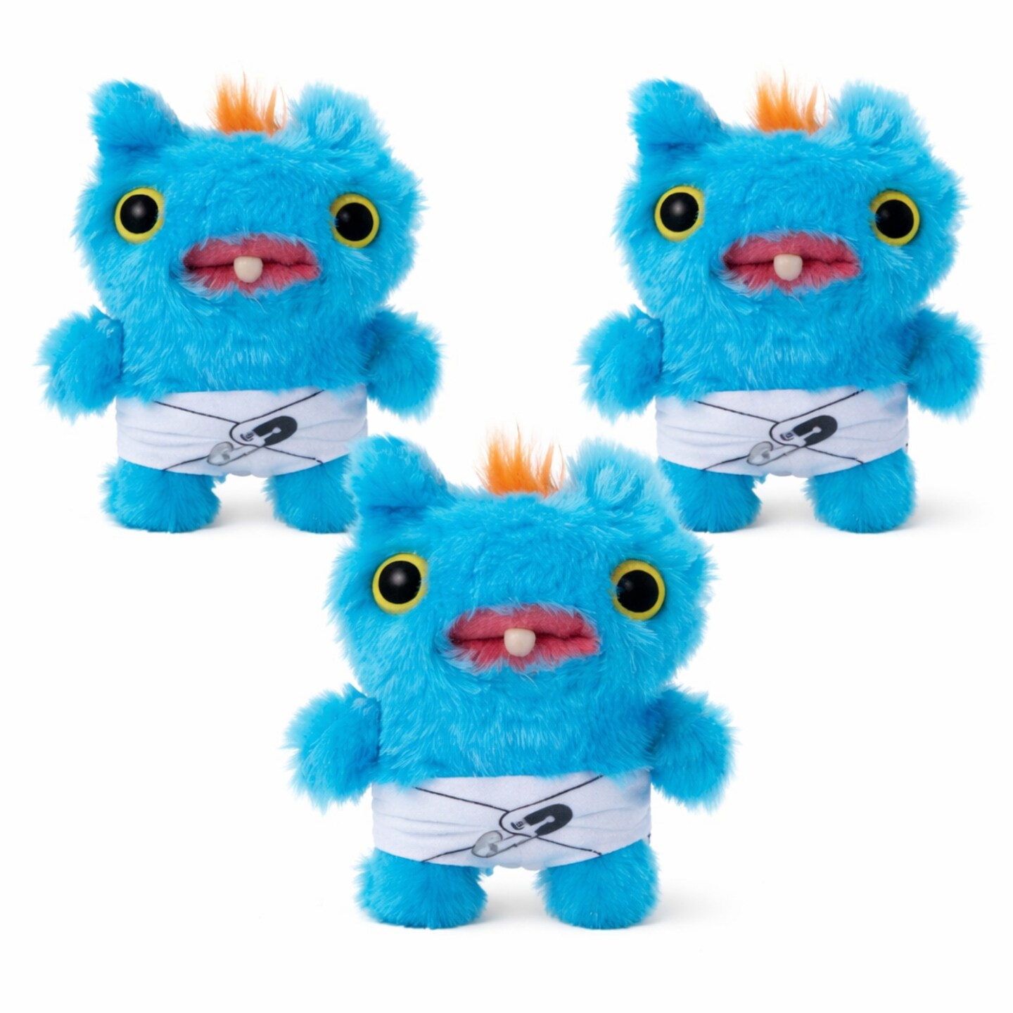 Pack of 3 Zuru Fuggler Baby Fugg Series 3 Screetch 3.5 Inch Plush Toy ...