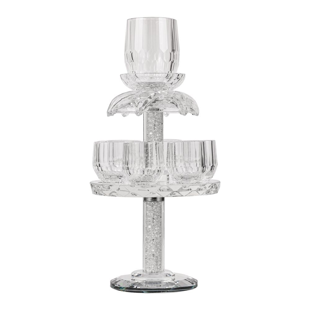 Crystal Fountain Cup Set with Crushed Gemstones | Michaels