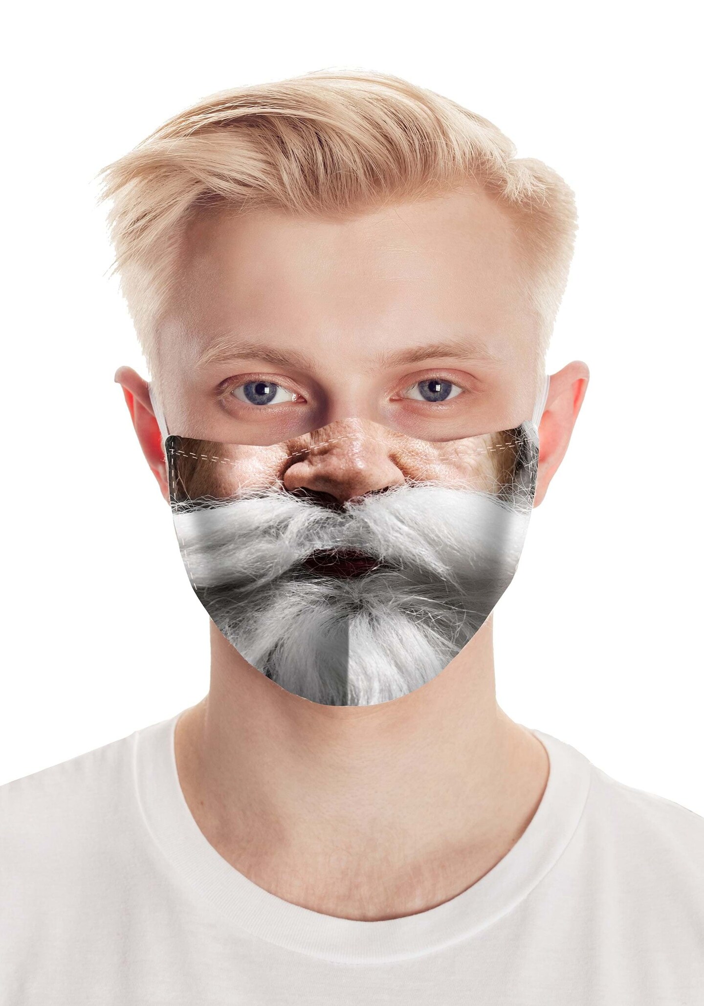 Santa Claus Beard Adult Face Mask | Michaels